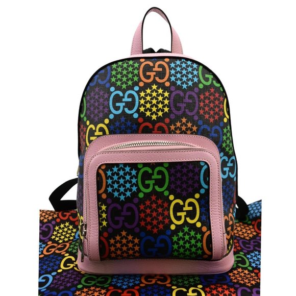 Gucci | Bags | Gucci Psychedelic Gg Supreme Monogram Canvas Backpack ...